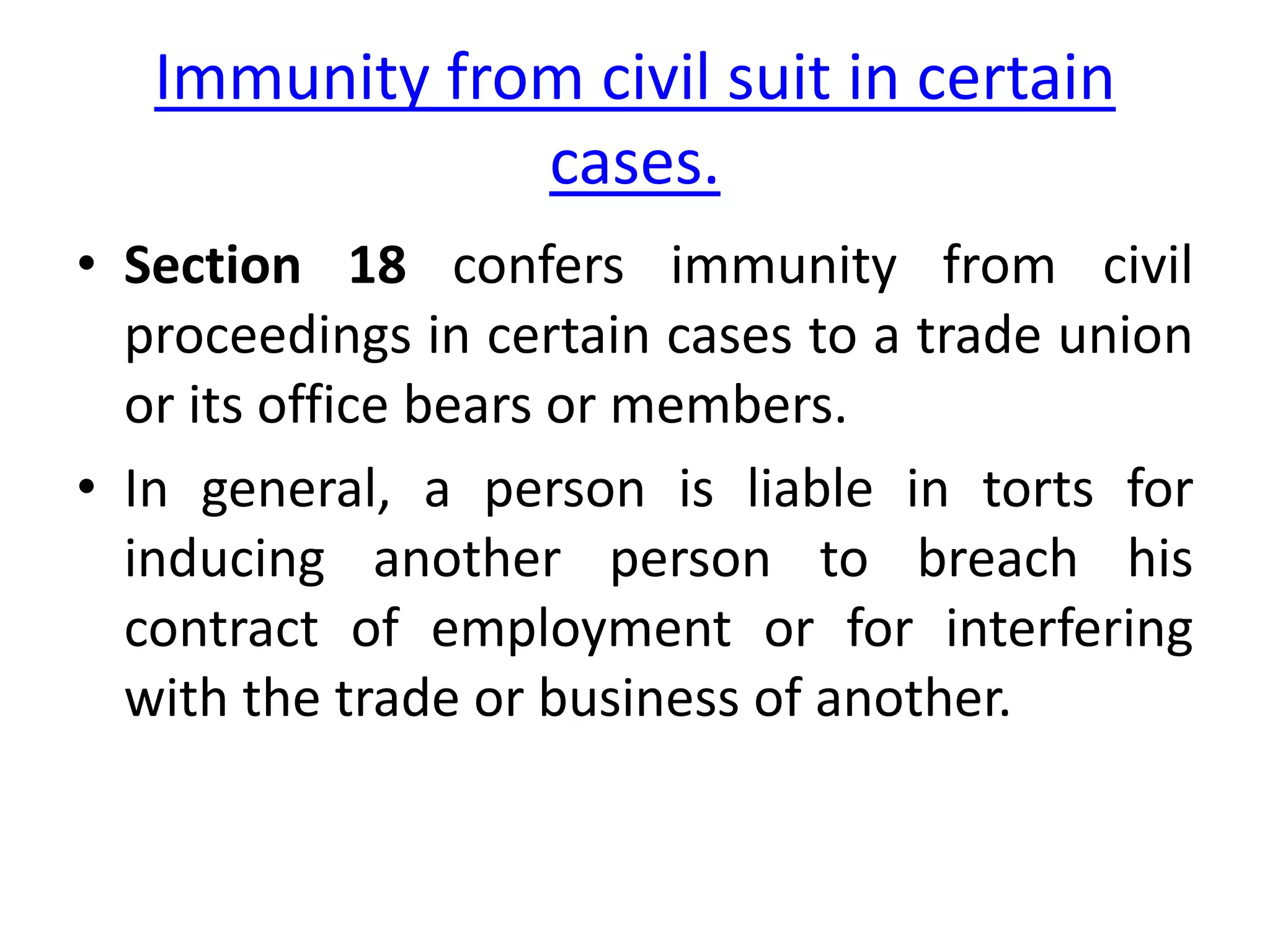 Complete Notes on The Trade Union Act, 1926 | PPTX