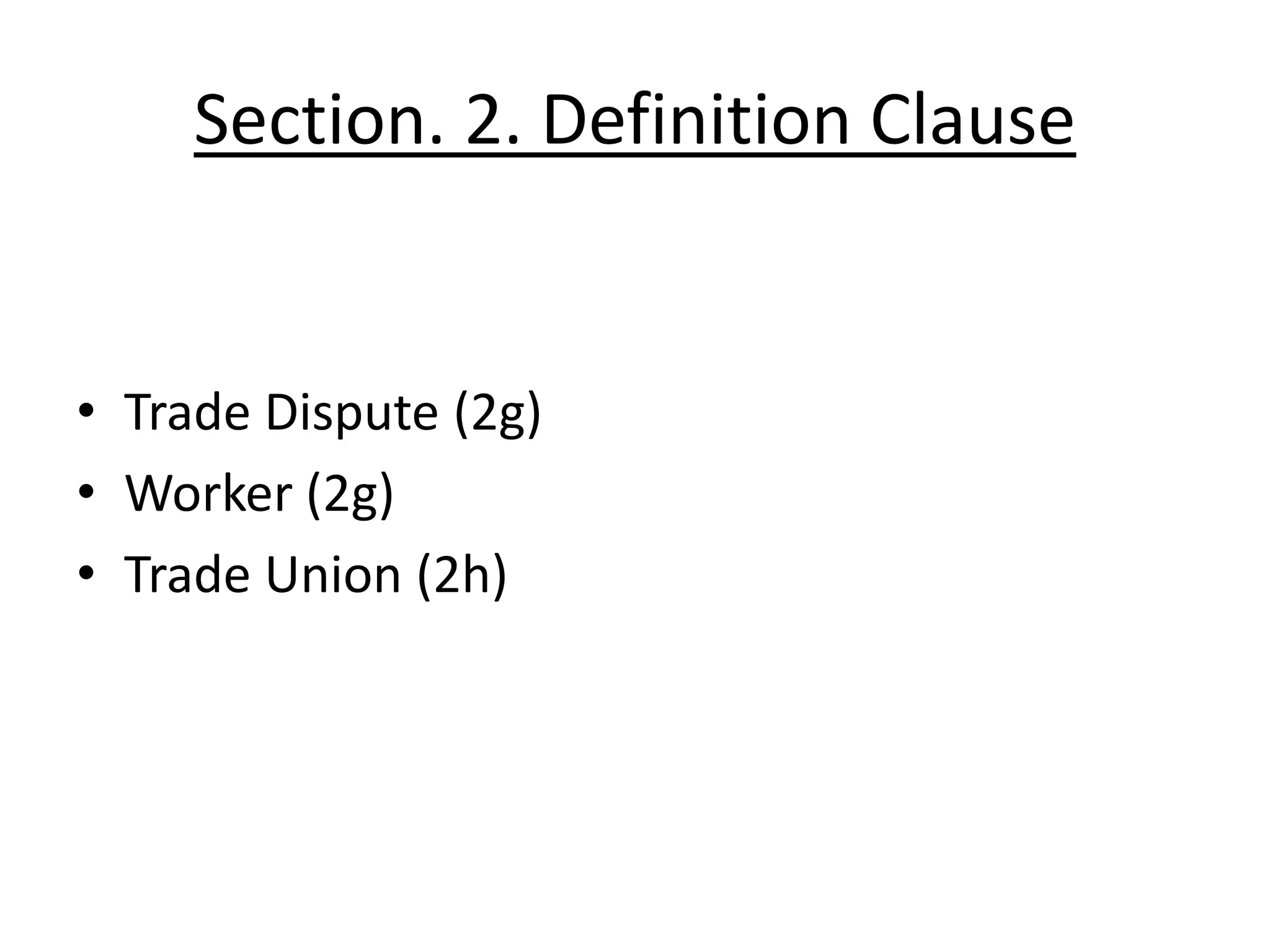 Complete Notes on The Trade Union Act, 1926 | PPTX