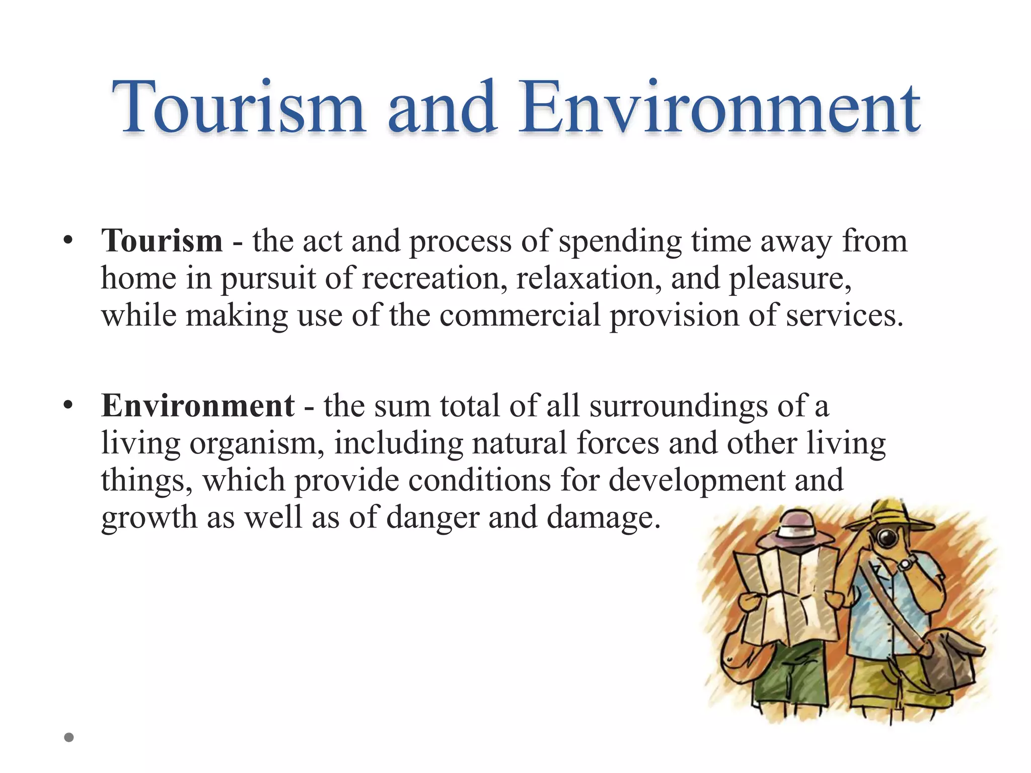 tourism environment | PPTX