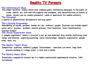 Lesson 1: Reality TV | PPT