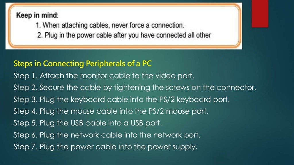 Install computer system,devices and peripherals