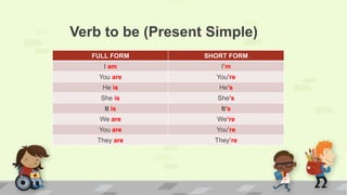Verb to be | PPT