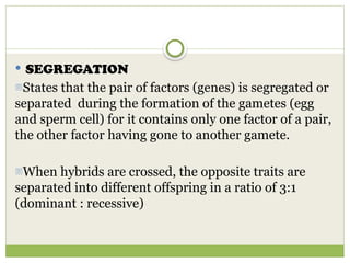 INTRODUCTION TO GENETICS.pptx GREGOR MENDEL | PPT