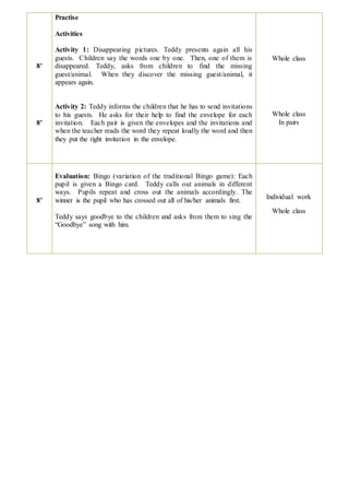 1st lesson plan animals niki papaeftsthiou | DOCX