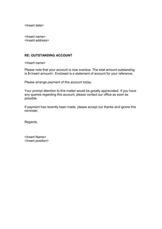 1st letter version 2 | DOC