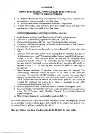 1st list SRCC B.Com (H) | PDF | Computing | Technology & Computing