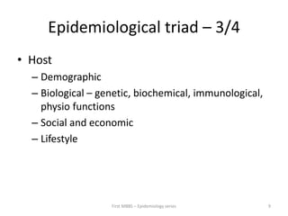 Concept of disease causation | PPTX