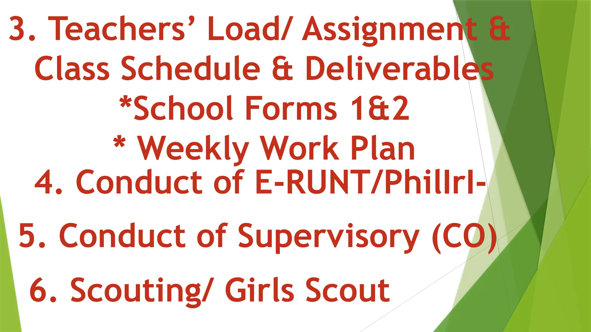 1st Meeting Agenda for Opening of Classes | PPTX
