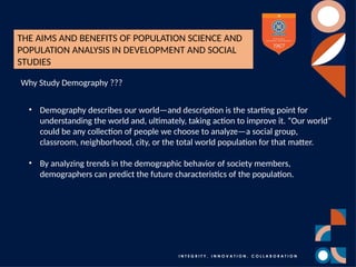 1st Meeting_The concept of the definition of population science and ...
