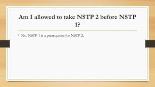 National Service Training Program- NSTP. | PPTX