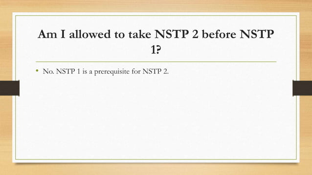National Service Training Program- NSTP. | PPTX | Education