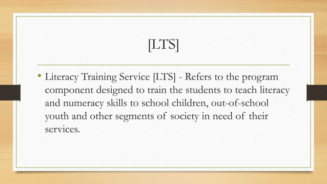 National Service Training Program- NSTP. | PPT