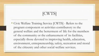 National Service Training Program- NSTP. | PPTX