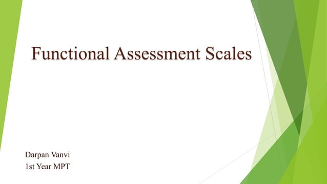 Functional Assessment Scale pptx functional-assessment-scale-pptx