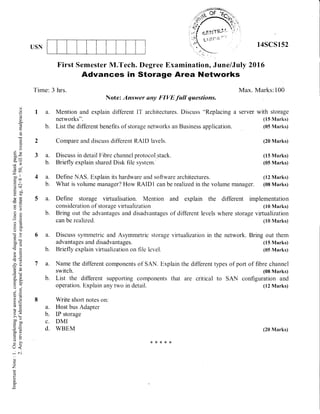 1st Semester M Tech: Computer Science and Engineering (Jun-2016 ...