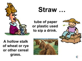 1st Multiple Meanings | PPT