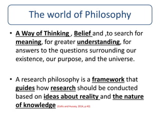 Philosophy of Management powerpoint presentationpptx | PPTX