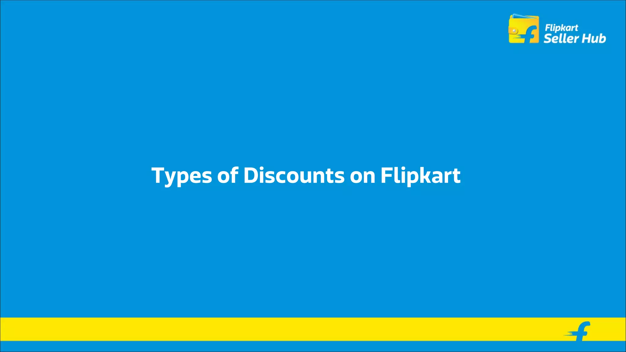 Learn about the different types of discounts on Flipkart | PDF