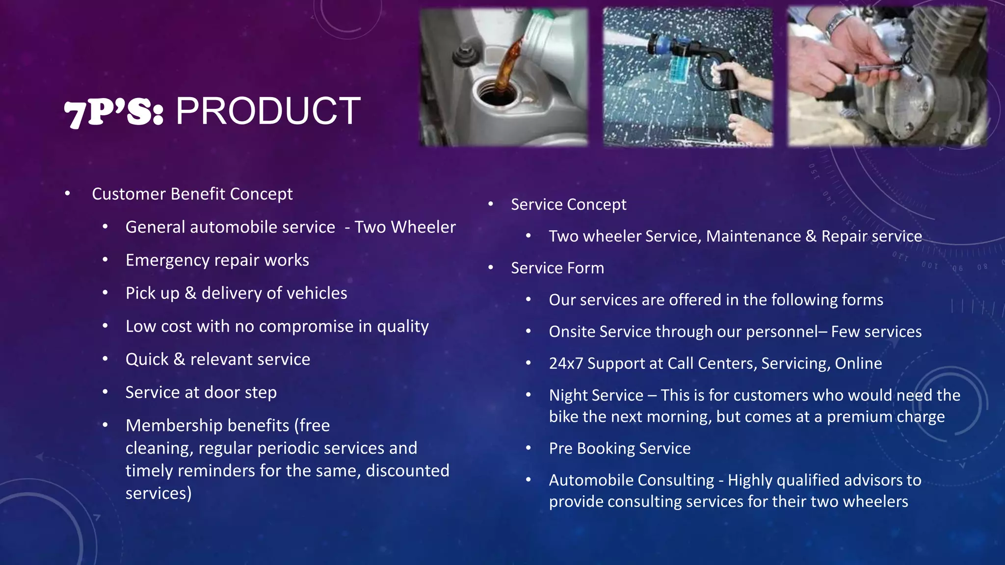 1 Stop Service: 2 Wheeler Maintenance | PPTX