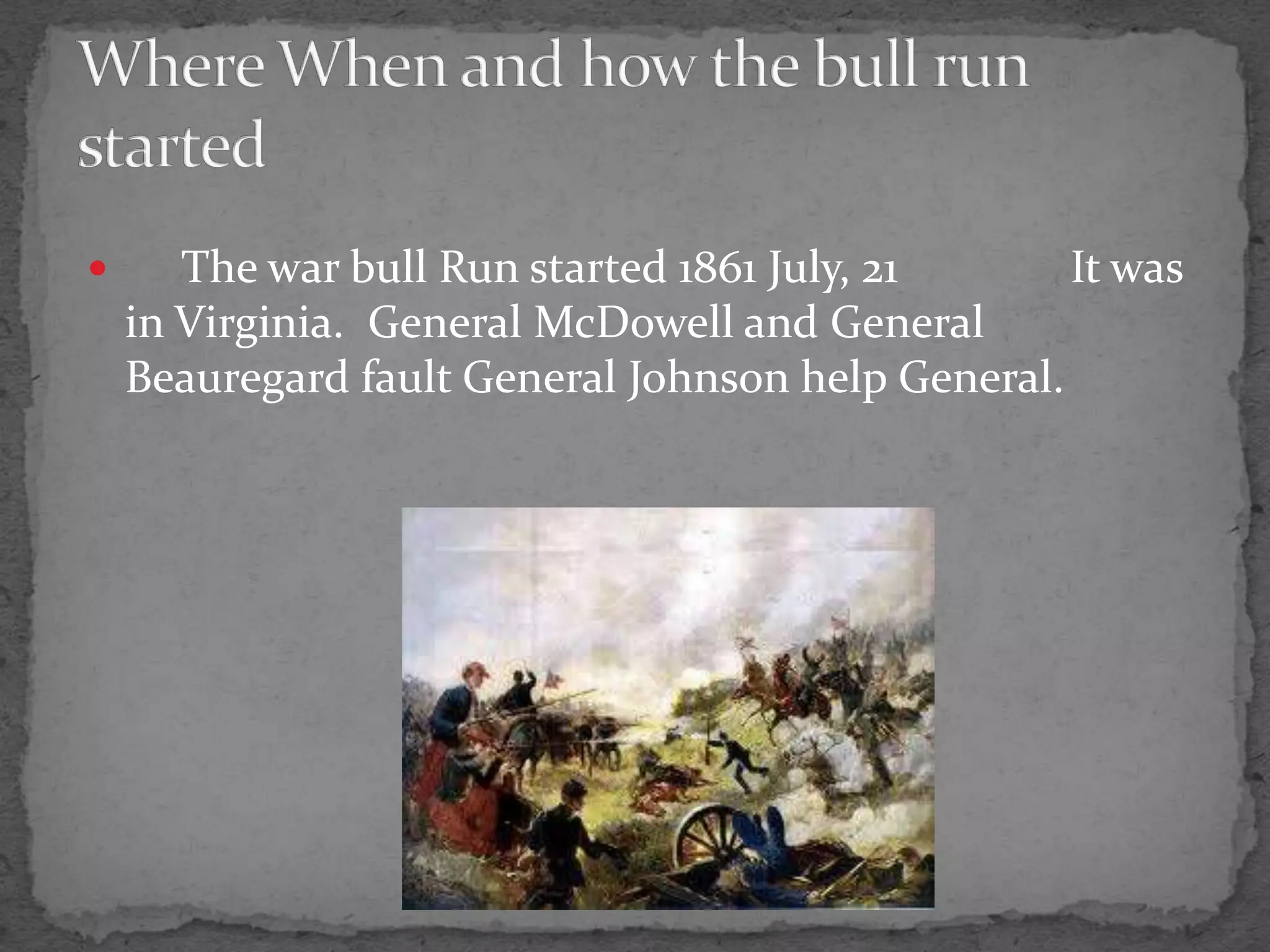 1st or 2nd bull run | PPT