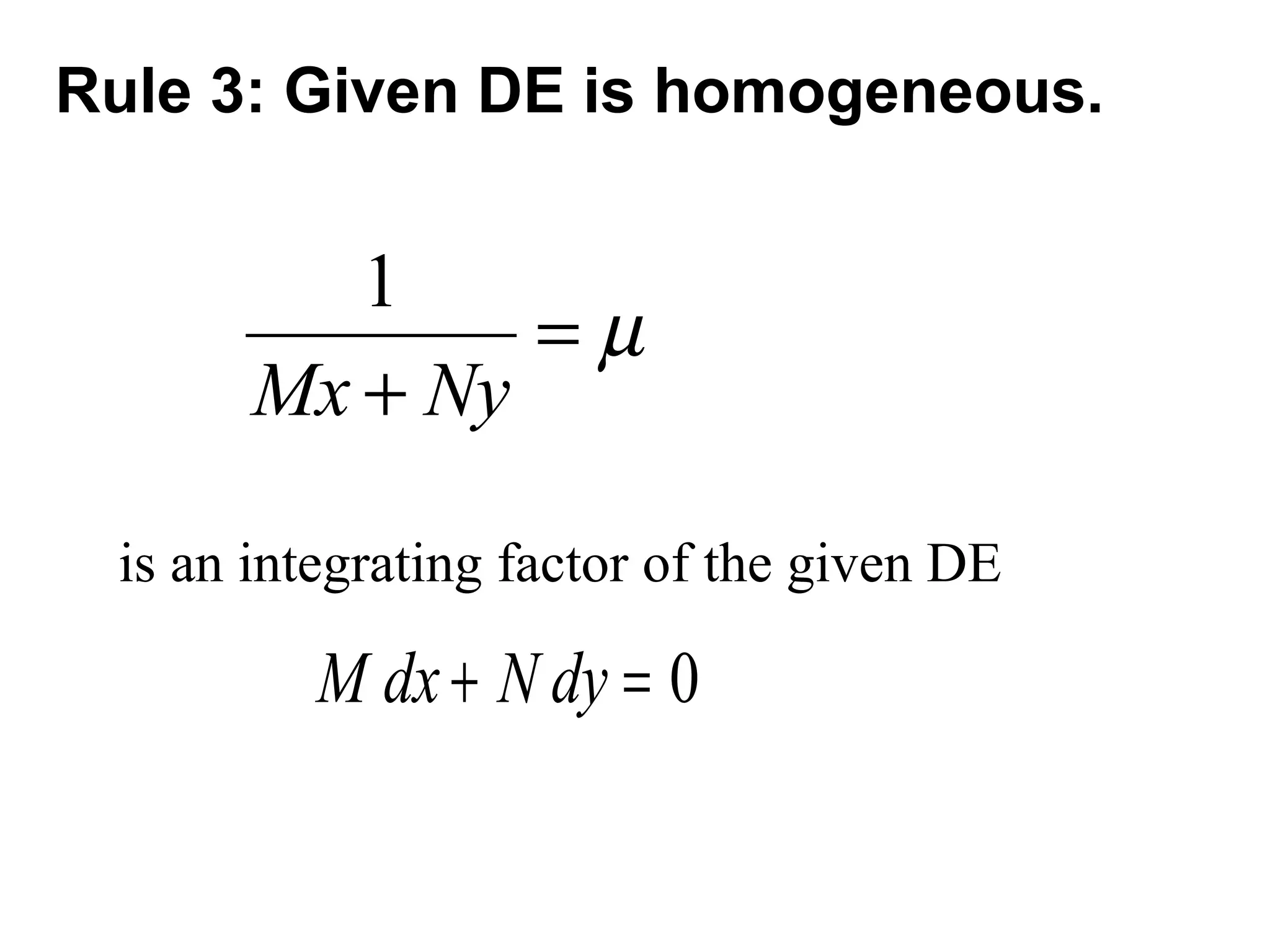 1st order differential equations | PPT