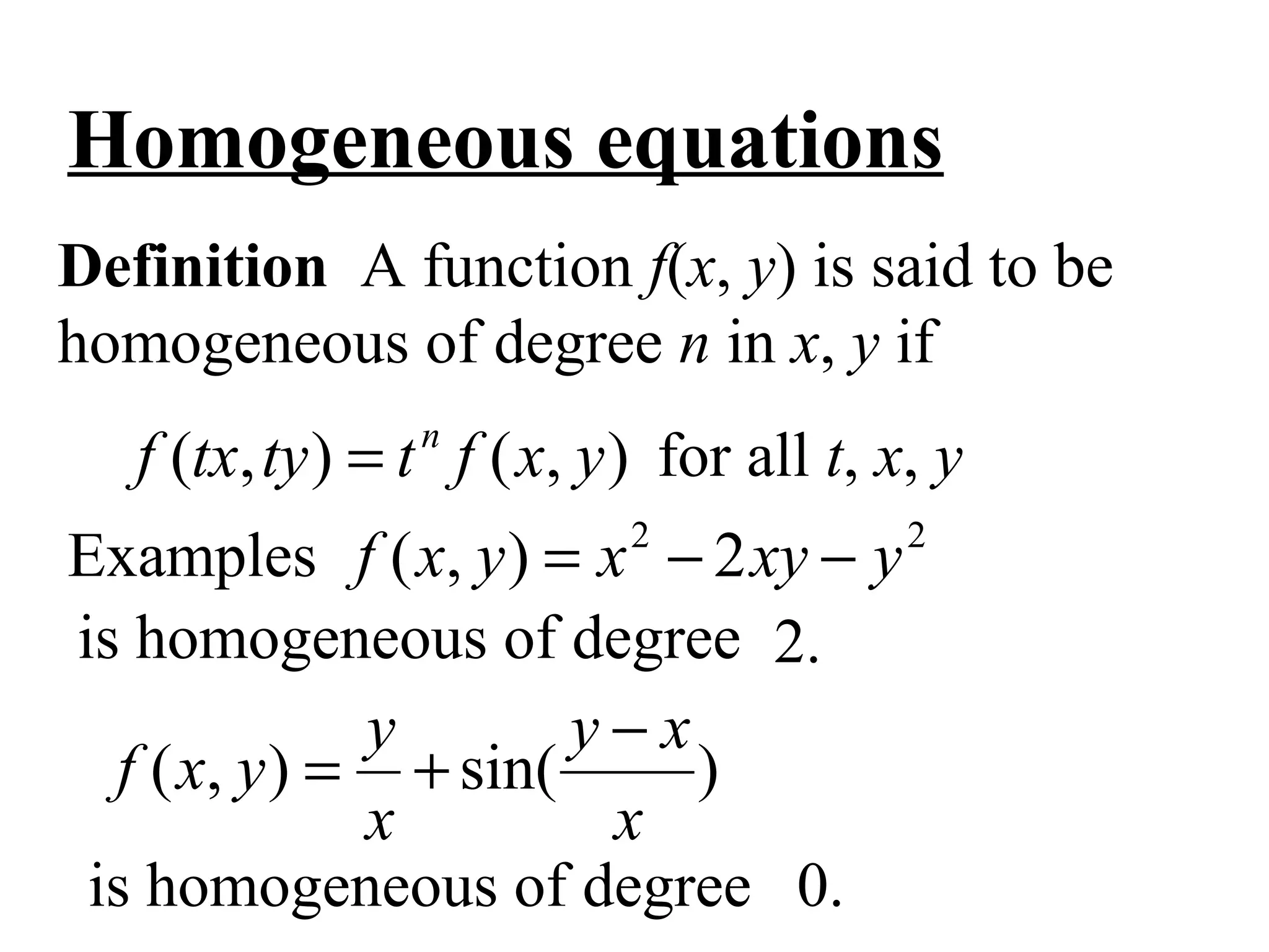 1st order differential equations | PPT