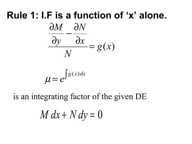 1st order differential equations | PPT