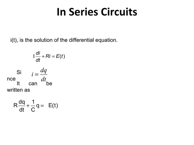 1st order differential equations | PPT
