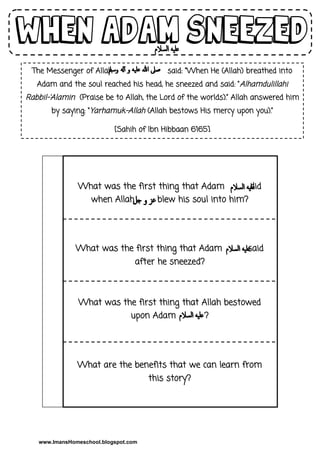 (1) story of the world adam | PDF