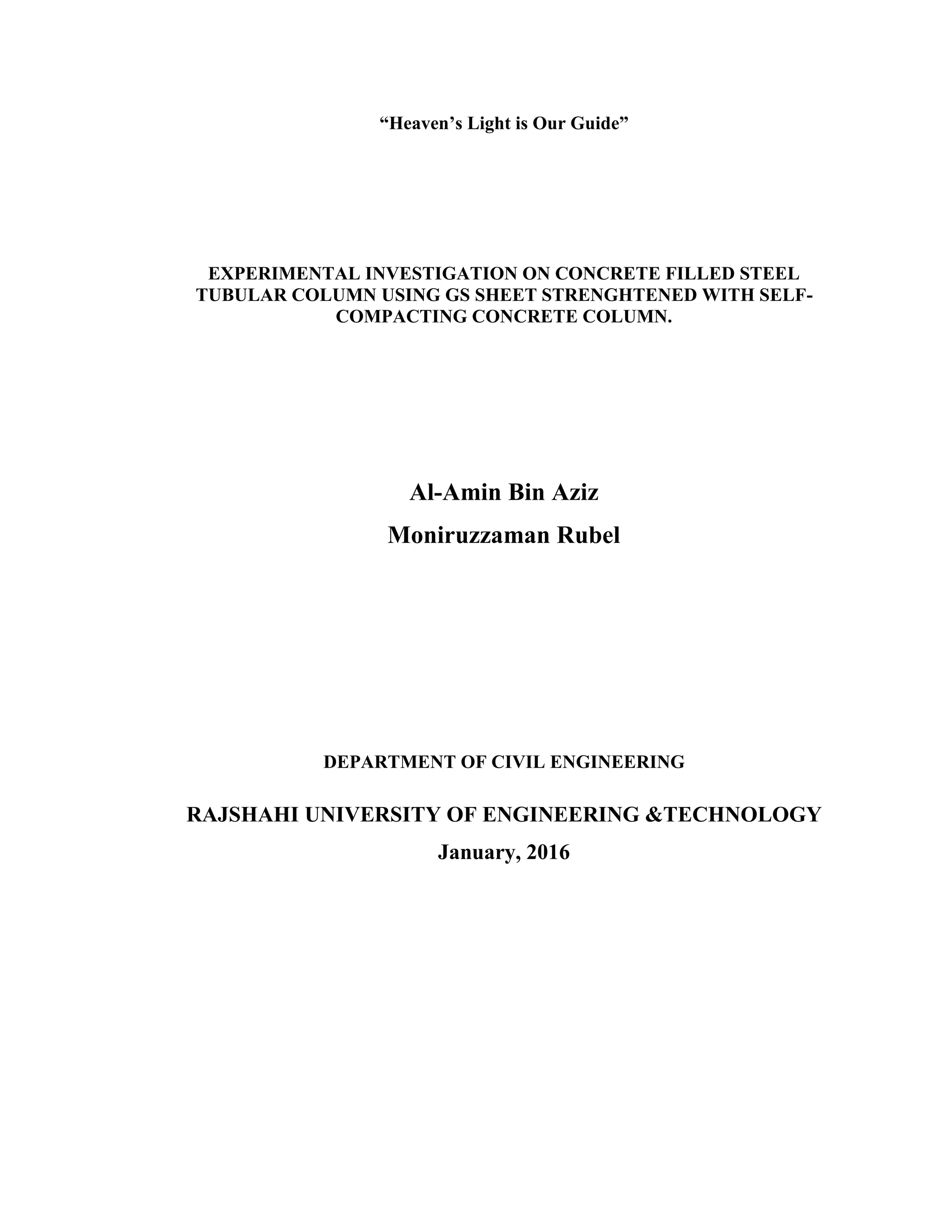 Front page of my Thesis submission | PDF