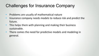 Predictive Analytics and Modeling in Life Insurance | PPTX