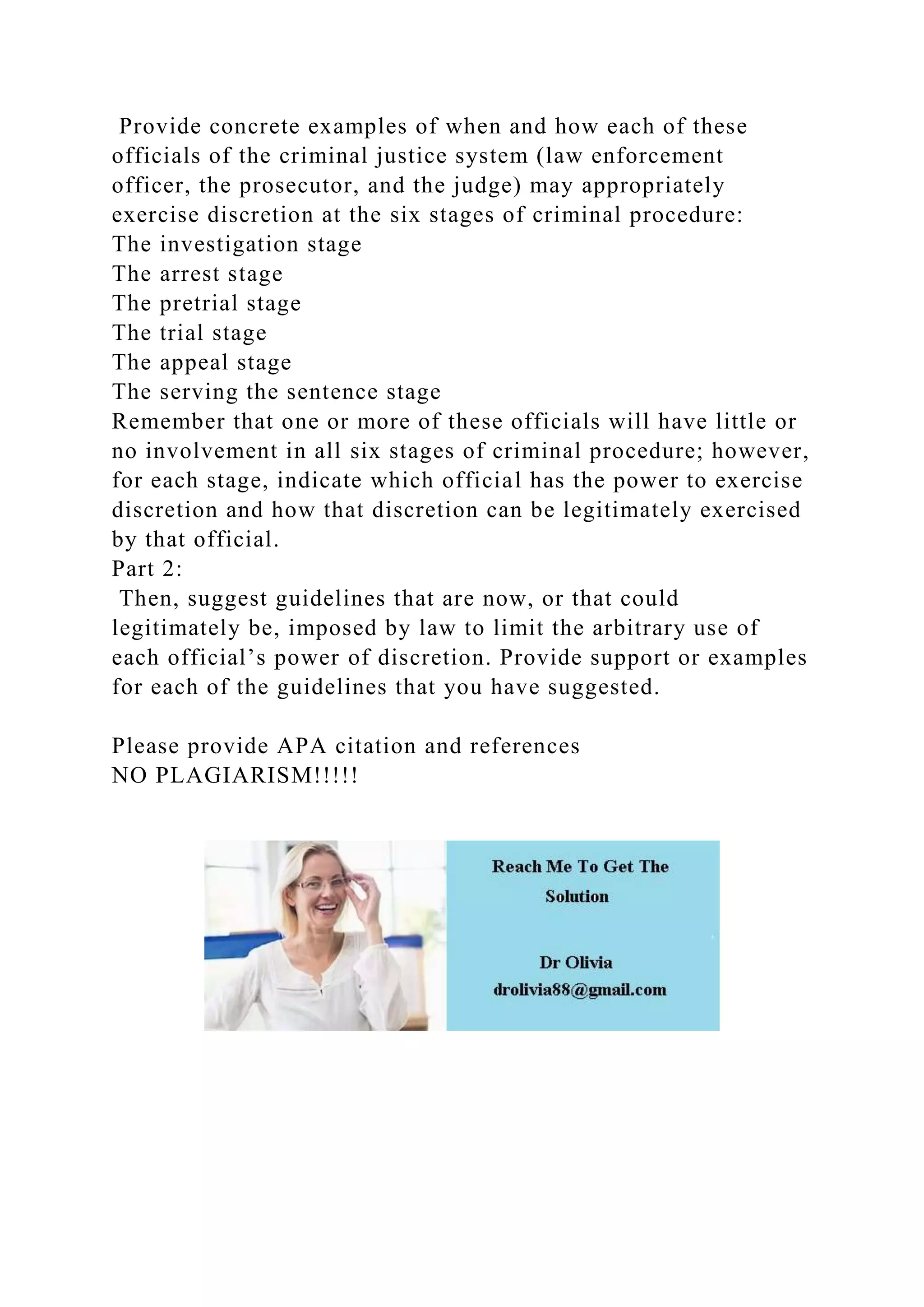 1st PartDeliverable Length 2-3 paragraphsPolice officers ar.docx