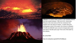 Active Volcanoes of the World 2020 | PPTX