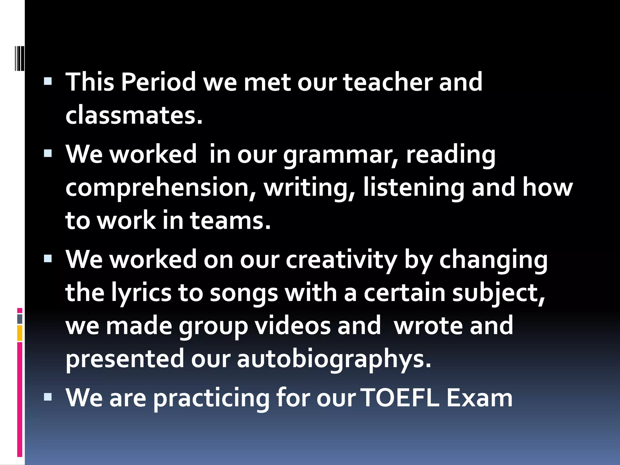 1st period closing slide david | PPTX