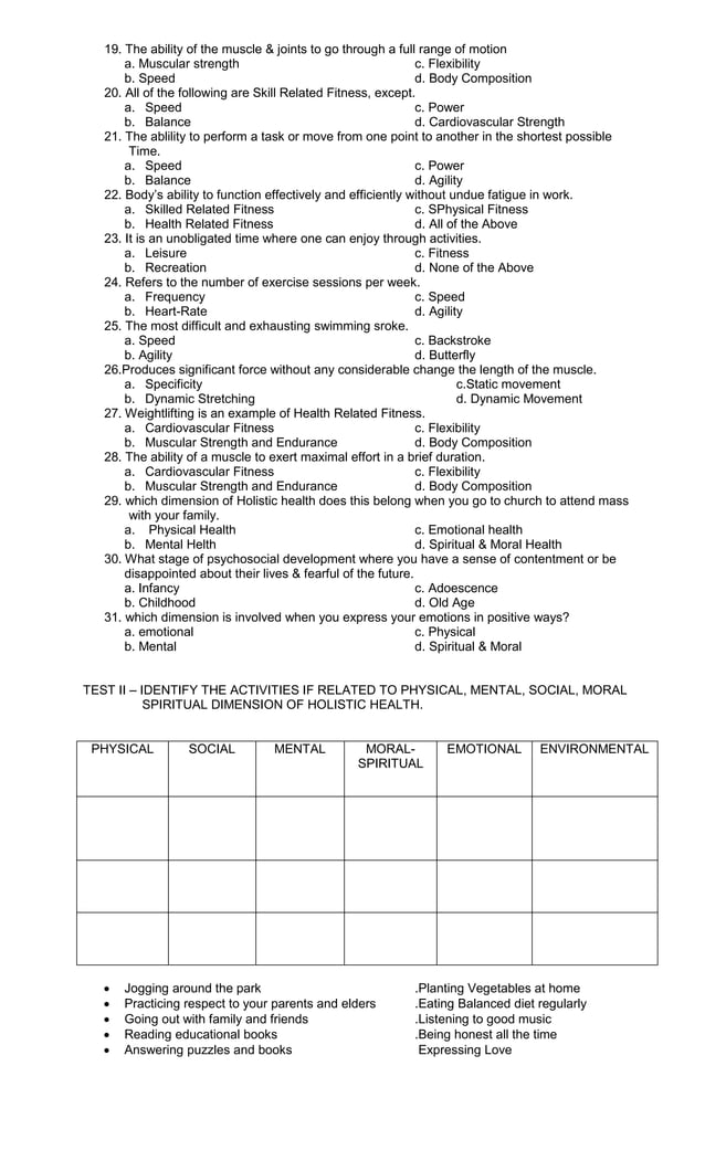 1st Periodical Mapeh 7 -2022.doc
