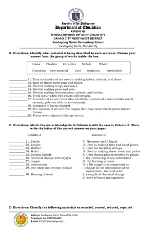 First Periodical Test in Science Five.docx