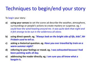 1st Person Narrative | PPTX