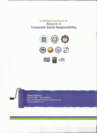 1st Philippine CSR Research | PDF