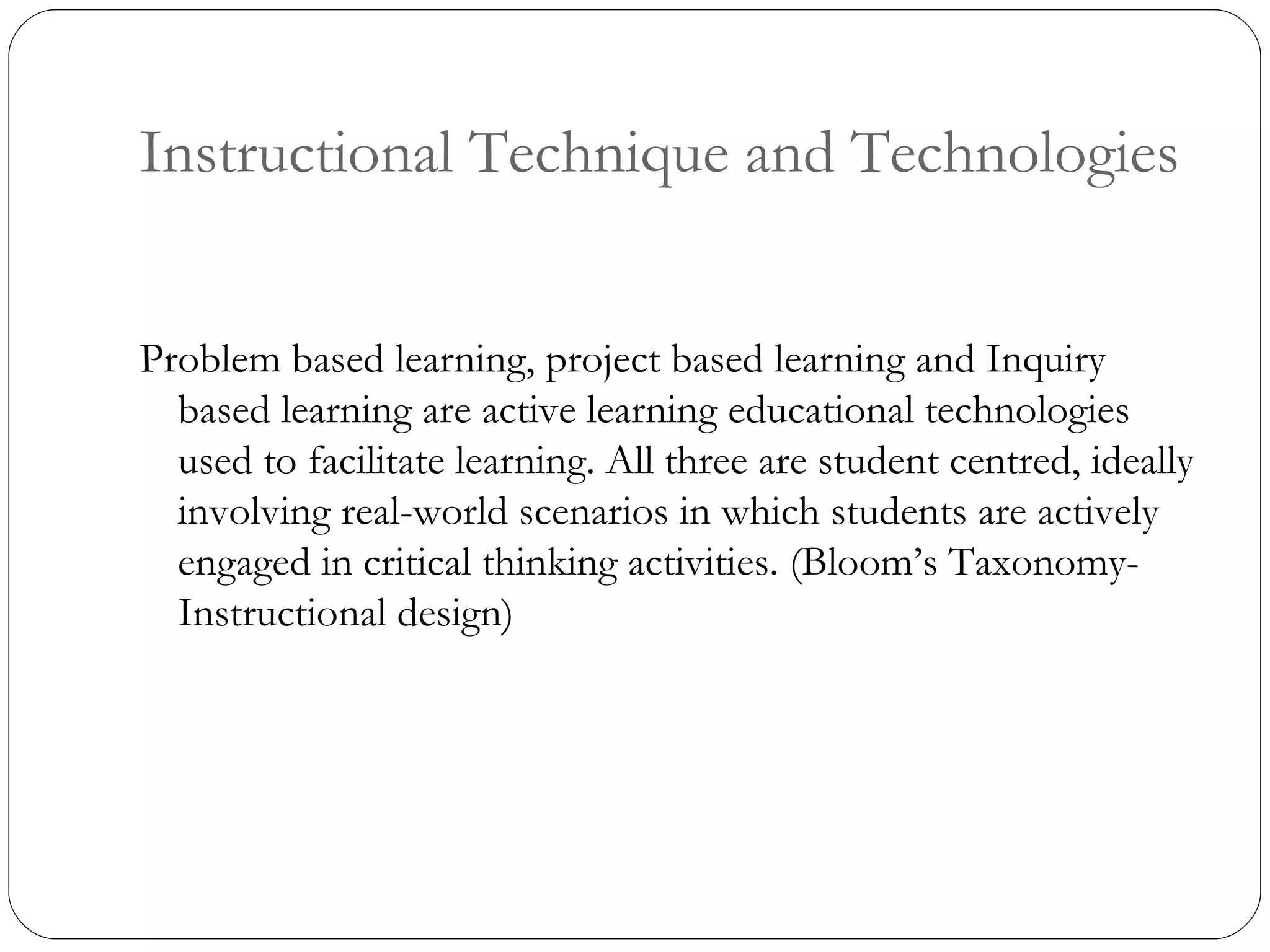 History of Educational Technology | PPT