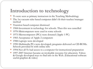 History of Educational Technology | PPT