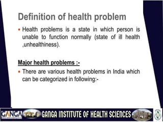 health problem in india for nursing students | PPTX