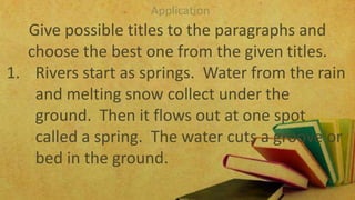 1st qtr 14 write titles of paragraphs | PPTX