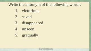 1st qtr 18 synonyms and antonyms of common words | PPTX