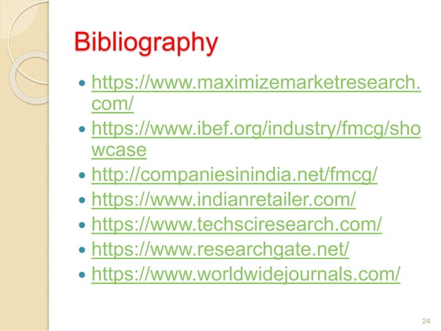 FMCG Introduction | PPTX