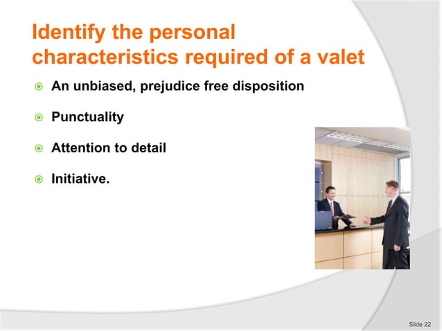 1st PPT_Provide_valet_services_300812.pptx | Personal Care | Style ...