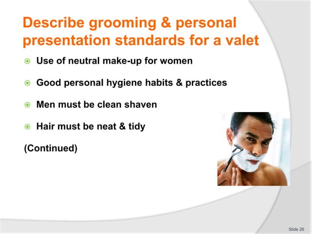 1st PPT_Provide_valet_services_300812.pptx | Personal Care | Style ...