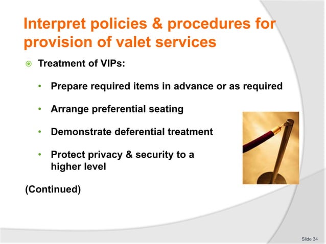 1st PPT_Provide_valet_services_300812.pptx | Personal Care | Style ...