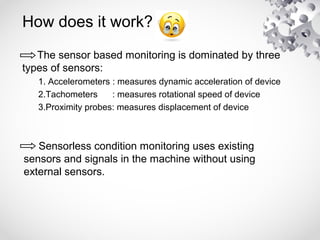 Condition Monitoring Machines | PPT | Technology & Computing