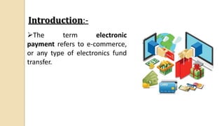 electronic payment system | PPT