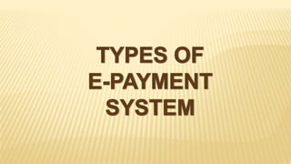 electronic payment system | PPT